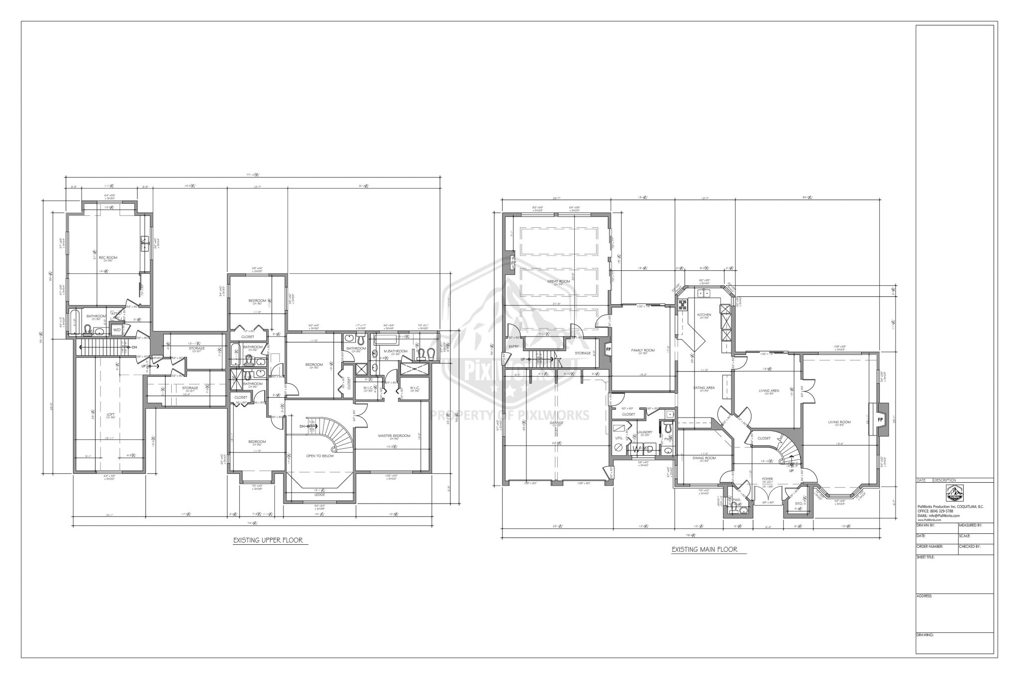 As-Built Plans – Pixlworks
